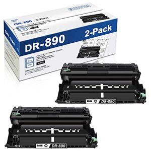 maxcolor 2 pack dr890 dr-890 drum unit replacement for brother mfc-l6750dw hl-l6250dw hl-l6400dwt mfc-l6900dw hl-l6400dw printer drum unit (toner not included)