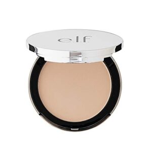 e.l.f, Beautifully Bare Sheer Tint Finishing Powder, Mattifying, Silky, Light Coverage, Long Lasting, Controls Shine, Creates a Flawless Face, Fair/Light, All-Day Wear, 0.33 Oz