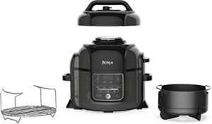 ninja op301 foodi 9-in-1 pressure, slow cooker, air fryer and more, with 6.5 quart capacity and a high gloss finish (renewed)