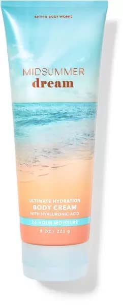 Bath & Body Works Midsummer Dream Signature Collection Ultra Shea Body Cream 8 Ounce (Midsummer Dream)