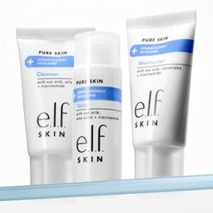 e.l.f. SKIN Pure Skin Back To Basics Mini Kit, Clean & Gentle Cleanser, Toner & Moisturizer, Great For Sensitive Skin, TSA-friendly Sizes