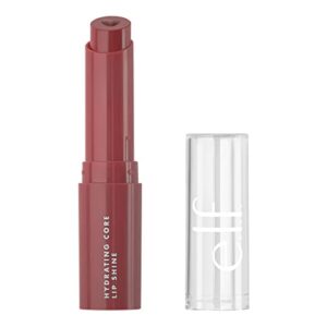 e.l.f. hydrating core lip shine, happy