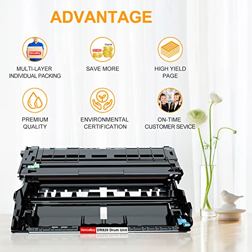 HenceBuy Compatible Drum Unit Replacement for Brother DR820 DR-820 DR 820 Brother HL-L6200DW MFC-L5850DW HLL6200DW HL-L6200DW MFC-L5900DW MFC-L5700DW HL-L5200DW MFC-L6800DW Printer (Drum Unit-1 Pack)