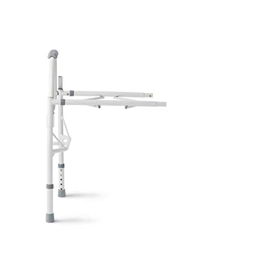 Medline Steel Drop-Arm Commode, 350 lb Weight Capacity