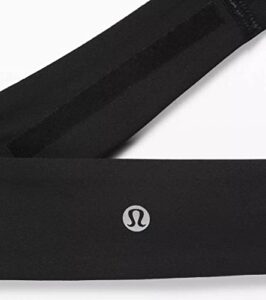 lululemon fly away tamer headband (black)