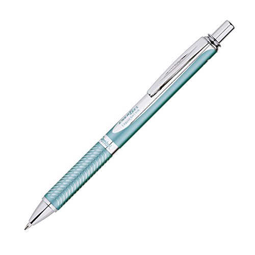 EnerGel™ Alloy RT Gel Pen, Medium Point, 0.7 mm, Turquoise Barrel, Black Ink