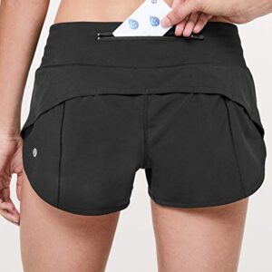 Lululemon Run Speed Up Short (Black, 4)