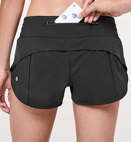 Lululemon Run Speed Up Short (Black, 4)