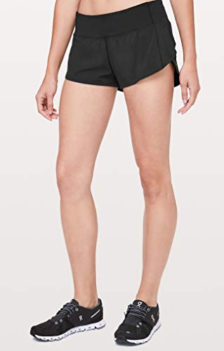 Lululemon Run Speed Up Short (Black, 4)