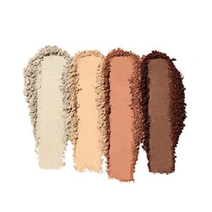 e.l.f. Contour Palette, 4 Shades, Sculpt, Shade & Illuminate Cheekbones, Light/Medium, 0.56 Oz (16g)