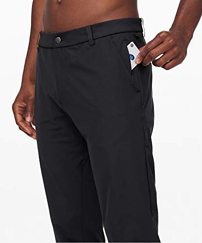 Lululemon Athletica LULULEMON Mens Commission Pant Classic 34 Obsidian, 36