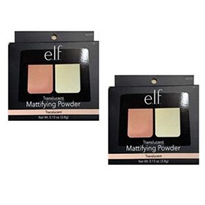 Pack of 2 e.l.f. Mattifying Powder, Translucent 83101