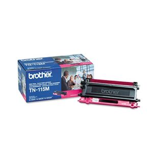 Brother Tn115m High-Yield Toner Cartridge, Magenta - In Retail Packaging