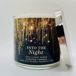 bath and body works into the night 14.5oz 3 wick candle