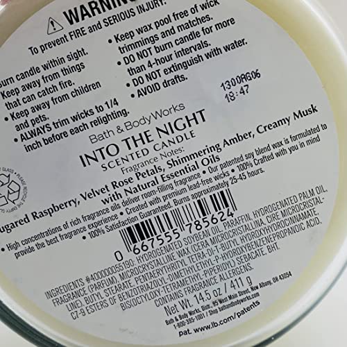 Bath and Body Works Into The Night 14.5oz 3 Wick Candle