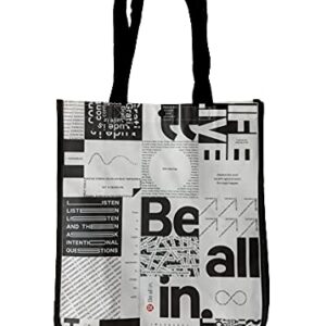 Lululemon Be All In White Reusable Shopper Shopping Tote Bag Large