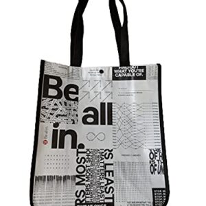 Lululemon Be All In White Reusable Shopper Shopping Tote Bag Large