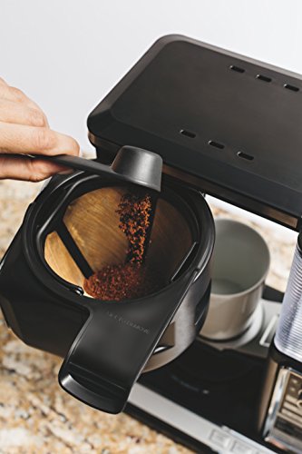 Ninja Single-Serve, Pod-Free Coffee Maker Bar with Hot and Iced Coffee, Auto-iQ, Built-In Milk Frother, 5 Brew Styles, and Water Reservoir (CF111)