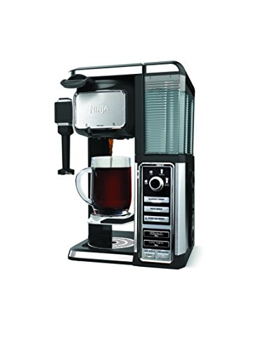 Ninja Single-Serve, Pod-Free Coffee Maker Bar with Hot and Iced Coffee, Auto-iQ, Built-In Milk Frother, 5 Brew Styles, and Water Reservoir (CF111)