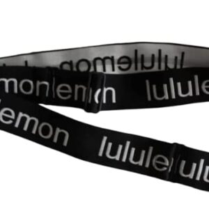 Lululemon Women's Hold Your Own Headband 2-Pack Headbands Athletica (White, Black Lululemon Branding)