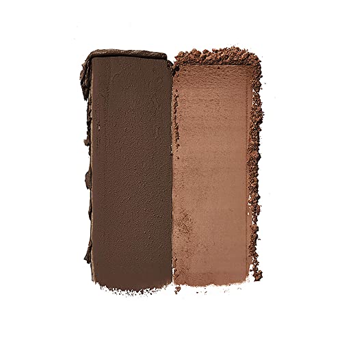 e.l.f, Eyebrow Kit, Brow Powder and Wax Duo, Long Lasting, Defines, Shapes, Fills, Contours, Medium, Fuller, Thicker, More Defined Brows, Brush Included, 0.13 Oz