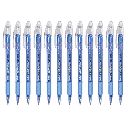 Pentel Sparkle Pop Metallic Gel Pen, (1.0mm) Bold Line, Blue/green Ink - K91-DC