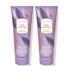 bath and body works sweet whiskey 2 pack ultra shea body cream 8 oz. (sweet whiskey)