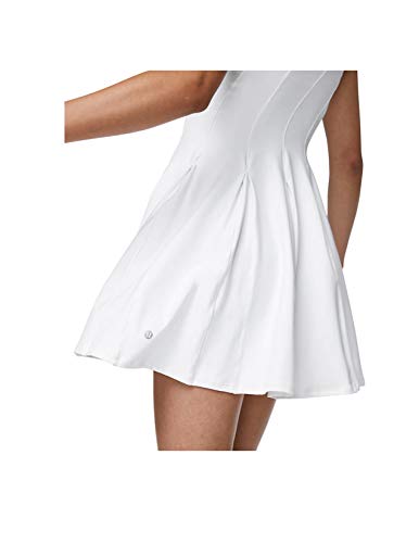 Lululemon Court Crush Dress Tennis Dress (White, 10)