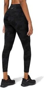 lululemon athletica lululemon wunder train hi-rise tight 25 in (black camo,6)