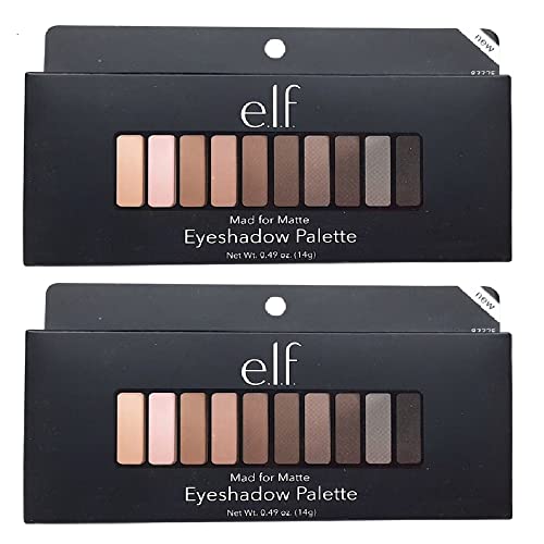 Pack of 2 e.l.f. Eyeshadow Palette, Mad for Matte 83325