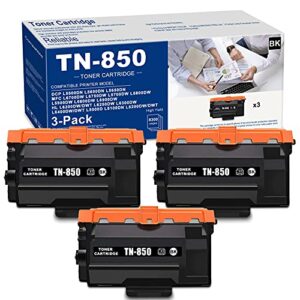 neoa na-tn-850 3pk (3 pk,black) tn850 tn-850 high yield compatible toner cartridge replacement for brother dcp l5650dn l5650dn l5600dn mfc l5800dw l5800dw l6700dw l6750dw l6800dw l6900dw printer