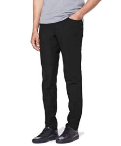 lululemon athletica lululemon men’s abc pant slim (black, 28)