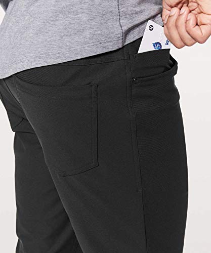 Lululemon Athletica LULULEMON Men's ABC Pant Slim (Black, 28)