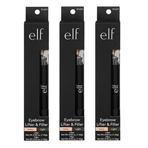 pack of 3 e.l.f. eyebrow lifter & filler, ivory/light 81601