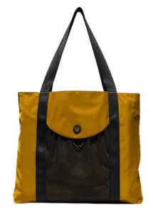 lululemon athletica take it on tote (gold spice/black), large