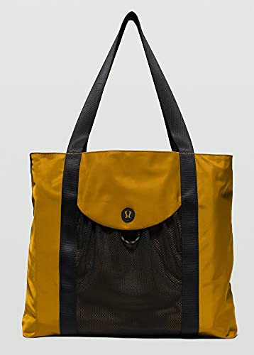 Lululemon Athletica Take it On Tote (Gold Spice/Black), Large