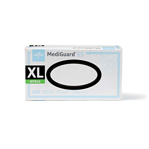 MediGuard ES Powder Free, Nitrile Exam Gloves, XL