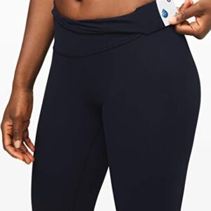 Lululemon Athletica Wunder Under High Rise Crop 23 inches Yoga Pants (True Navy, 4)