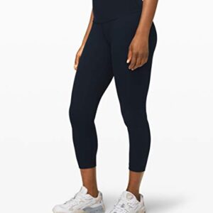 Lululemon Athletica Wunder Under High Rise Crop 23 inches Yoga Pants (True Navy, 4)