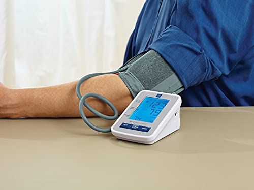 Medline Automatic Digital Blood Pressure Monitor with Standard Adult Cuff for Upper Arm, with Large LED Display, Batteries Included, Great for Home Use, Professional Medical Use