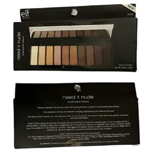 e.l.f. Pack of 2 Need it Nude Eyeshadow Palette, 83328