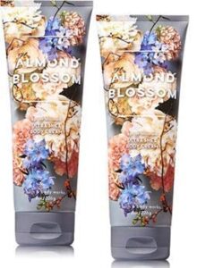 bath and body works 2 pack almond blossom ultra shea body cream 8 oz.