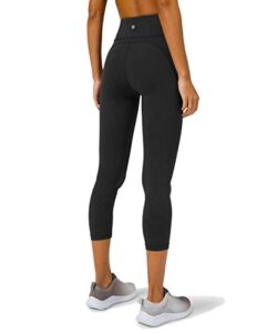 lululemon invigorate high-rise crop 23″ (black, 4)