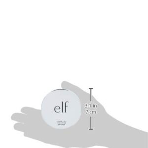 e.l.f, Beautifully Bare Sheer Tint Finishing Powder, Mattifying, Silky, Light Coverage, Long Lasting, Controls Shine, Creates a Flawless Face, Medium/Dark, All-Day Wear, 0.33 Oz