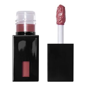 e.l.f. cosmetics glossy lip stain, lightweight, long-wear lip stain for a sheer pop of color & subtle gloss effect, power mauves