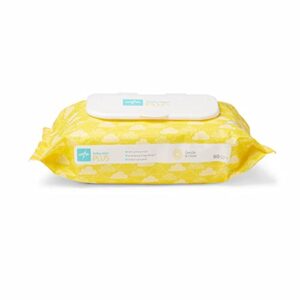 Medline Baby Wipes Plus, Super Soft and Premoistened, Hypoallergenic, 8 x 6 inches (15 pack)