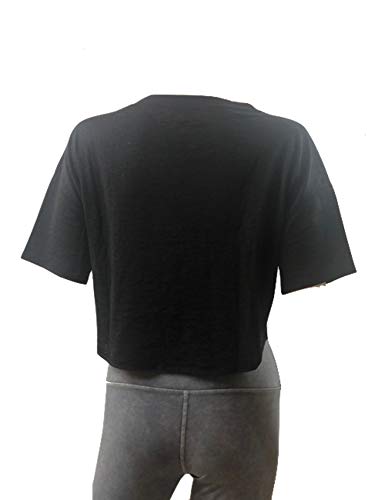 LIGHTEST Cropped TEE with Expression - Black (8)