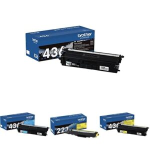 brother tn-436 super high yield toner cartridge set (6,500 yield)