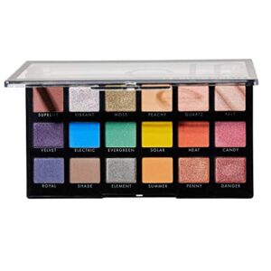 e.l.f. 18 hit wonders eyeshadow palette, 18 shades, matte, satin & shimmer, ultra-pigmented, 0.63 oz (18g)