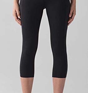 Lululemon Fast and Free Crop II Black Size 8